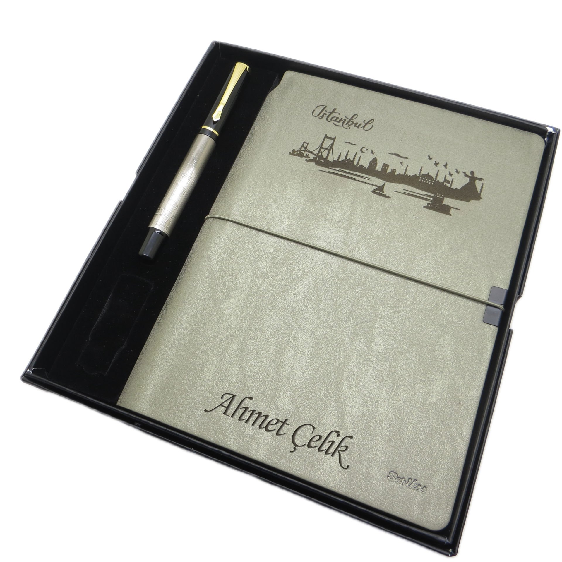 Scrikss İsme Özel Verona Defter(İstanbul Silüeti) + İsme Özel İstanbul ...