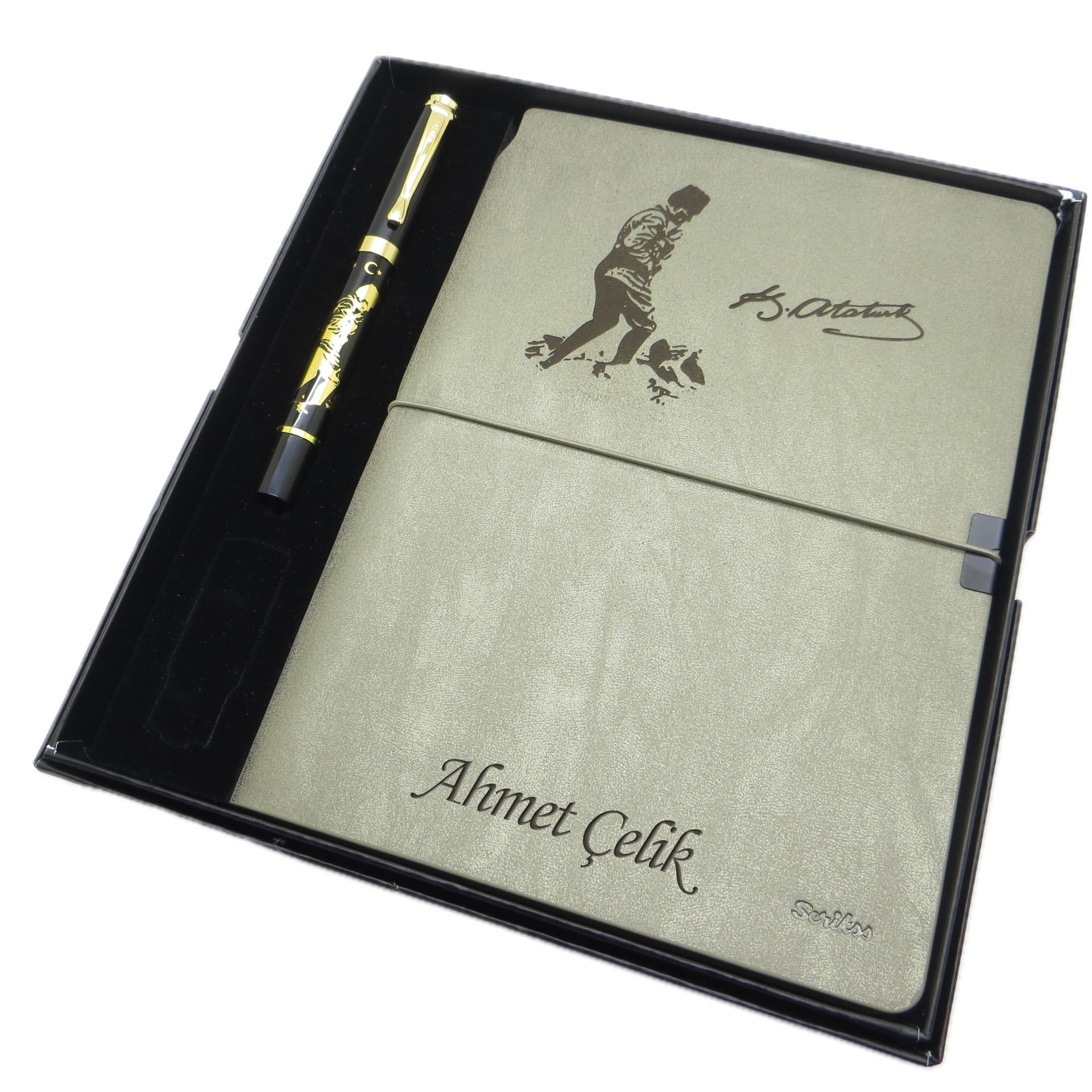 Scrikss İsme Özel Verona Defter(K.Atatürk İmzalı) + İsme Özel Atatürk ...